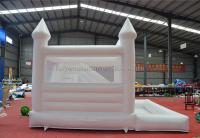 China Newly Made Moonwalk Wedding Trampoline Commercial White Bouncy Castle for Party Events for sale