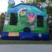 China Cartoon Theme Bounce House PVC Inflatable Trampoline Castle for Children CE/EN71/EN14960 for sale