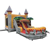 China CE/EN71/EN14960 Certified Inflatable Bouncy Jumping Castle Slide Combo for Party Events for sale