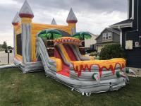 China CE/EN71/EN14960 Certified Inflatable Bouncy Jumping Castle Slide Combo for Party Events for sale