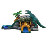 China Experience the Thrills of the Dinosaur Era with Our Inflatable Bounce House and Slide for sale