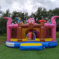 China Castle Octopus Pirate Ship Inflatable Fun City Bouncy Castles with Safety Jumper for sale