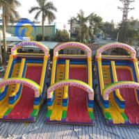 China Outdoor PVC Inflatable Water Slide Bouncer Castle for Kids and Adults Jumper House for sale