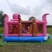China Castle Octopus Pirate Ship Inflatable Fun City Bouncy Castles with Safety Jumper for sale