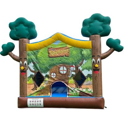 China 14 Years Up Gender-Neutral PVC Inflatable Treehouse Bounce House Castle for Commercial for sale