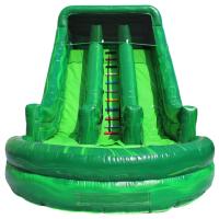 China Blower Accessories Included Charming Green Magic Left and Right Double Slide with Pool for sale