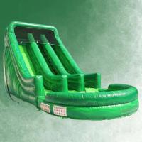 China Blower Accessories Included Charming Green Magic Left and Right Double Slide with Pool for sale