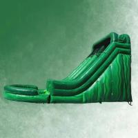 China Blower Accessories Included Charming Green Magic Left and Right Double Slide with Pool for sale