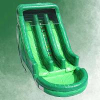 China Blower Accessories Included Charming Green Magic Left and Right Double Slide with Pool for sale