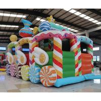 China Customized Color Commercial PVC Inflatable Jumping Castle for Candy Car in Party Rentals for sale