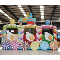 China Customized Color Commercial PVC Inflatable Jumping Castle for Candy Car in Party Rentals for sale
