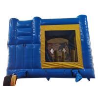 China Commercial Toddler Trampoline PVC Inflatable Castle with Dry Slide and Climbing Slide for sale