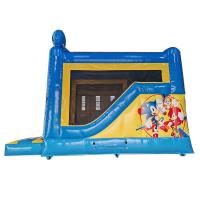 China Commercial Toddler Trampoline PVC Inflatable Castle with Dry Slide and Climbing Slide for sale