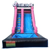 China Experience the Fun with Inflatable Tiktok Water Slide and Water Pool Commercial Rental for sale