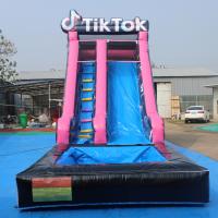 China Experience the Fun with Inflatable Tiktok Water Slide and Water Pool Commercial Rental for sale