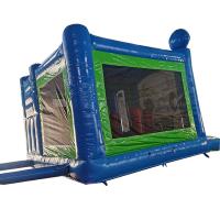 China Customized Color Commercial PVC Pirate Theme Inflatable Bouncy Castle with Dry Slide for sale