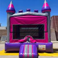 China Features Portable Pink Castle Bouncy Jumping Commercial Bounce House with Blower for sale