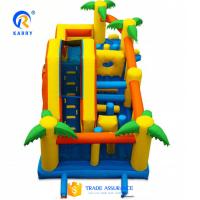 China 2-4 Years Old Kids' Must-Have Inflatable Climbing Wall Water Slide with Pool and Sun for sale