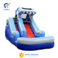 China 2-4 Years Old Kids' Must-Have Inflatable Climbing Wall Water Slide with Pool and Sun for sale