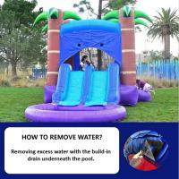 China PVC Inflatable Water Slide with Basketball Hoop for Kids and Adults Age Range 5-7 Years for sale