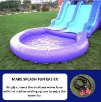 China PVC Inflatable Water Slide with Basketball Hoop for Kids and Adults Age Range 5-7 Years for sale