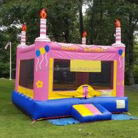 China Unisex Princess Accessories Inflatable Pink Castle House for Kids Birthday Party Theme for sale