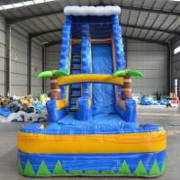 China Pool Jungle Inflatable Water Slide for Large Water Parks Bounce House Commercial Rental for sale