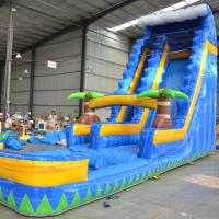 China Pool Jungle Inflatable Water Slide for Large Water Parks Bounce House Commercial Rental for sale