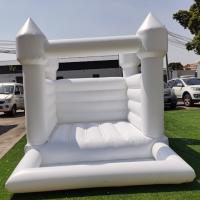 China CE/EN71/EN14960 Certified Unisex PVC White Inflatable Bouncer for Playgrounds and Parties for sale