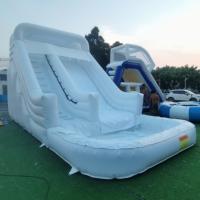 China CE/EN71/EN14960 Certified Unisex PVC White Inflatable Bouncer for Playgrounds and Parties for sale