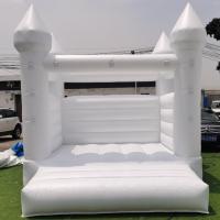 China CE/EN71/EN14960 Certified Unisex PVC White Inflatable Bouncer for Playgrounds and Parties for sale