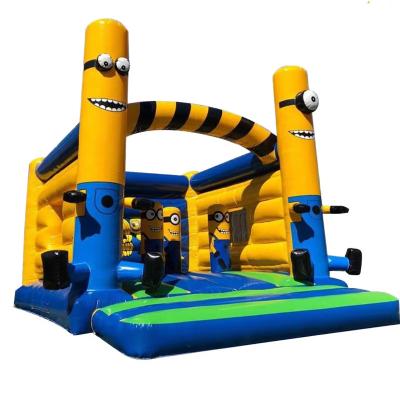 China CE/EN71/EN14960 Certified Commercial Cartoon Theme Inflatable Trampoline Castle Combo for sale