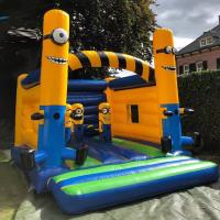 China CE/EN71/EN14960 Certified Commercial Cartoon Theme Inflatable Trampoline Castle Combo for sale
