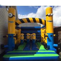 China CE/EN71/EN14960 Certified Commercial Cartoon Theme Inflatable Trampoline Castle Combo for sale