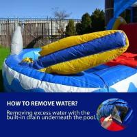China Blower Included Double-layer Reinforcement PVC Inflatable Water Slide with Climbing Wall for sale
