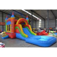 China CE Certificate Kids Commercial Inflatable Jumping Bounce House with Slide and Pool for sale