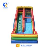 China Children's Amusement Park Large Inflatable Toy Water Slide with Pool Customized Size for sale