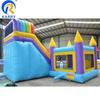 China Classic Kids Jumper Inflatable Castle Slide Combo with Swimming Pool Digital Printing for sale