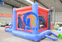 China Spiderman Castle Slide Combo with Swimming Pool in Commercial Inflatable Amusement Park for sale