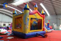 China PVC Inflatable Bounce House Water Slide Combo for Unisex Princess Party Backyard Fun for sale