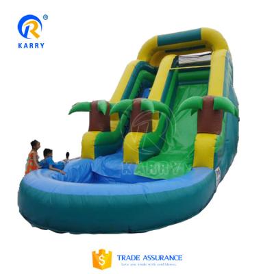 China Glue Included Large Customized Inflatable Water Slide for Outdoor Water Park Equipment for sale