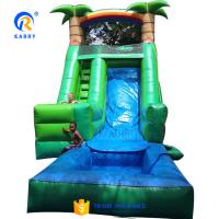 China Glue Included Large Customized Inflatable Water Slide for Outdoor Water Park Equipment for sale