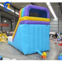China Big Water Slide Inflatable With Pool For Kids Popular Bouncy Castle And Blower Unisex for sale