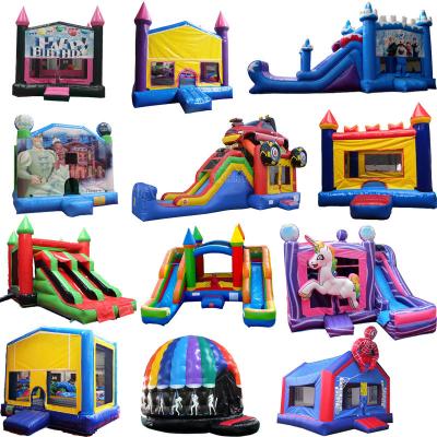 China Customized Commercial Inflatable Bouncy Castle Slide Combo with Pool and Bounce House for sale