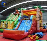 China Customized Commercial Inflatable Bouncy Castle Slide Combo with Pool and Bounce House for sale