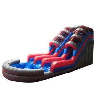 China Commercial Grade Inflatable Water Slide for Children Customized Color Outdoor Air Slide for sale