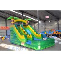 China 4X9M Size PVC Outdoor Inflatable D Slide for Park Entertainment Accessories Air Blower for sale
