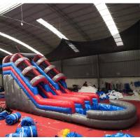 China Commercial Grade Inflatable Water Slide for Children Customized Color Outdoor Air Slide for sale