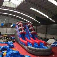China Commercial Grade Inflatable Water Slide for Children Customized Color Outdoor Air Slide for sale