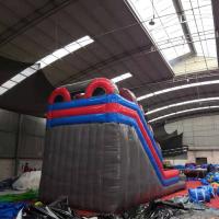 China Commercial Grade Inflatable Water Slide for Children Customized Color Outdoor Air Slide for sale